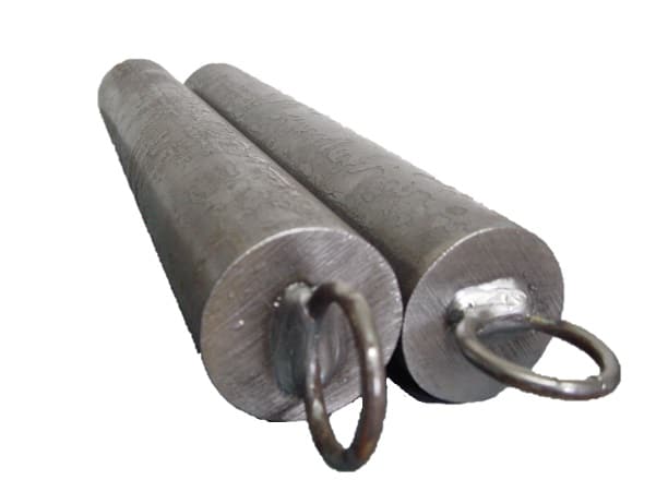 40mm Round Sash Weights - Mild Steel | Devoran Metals