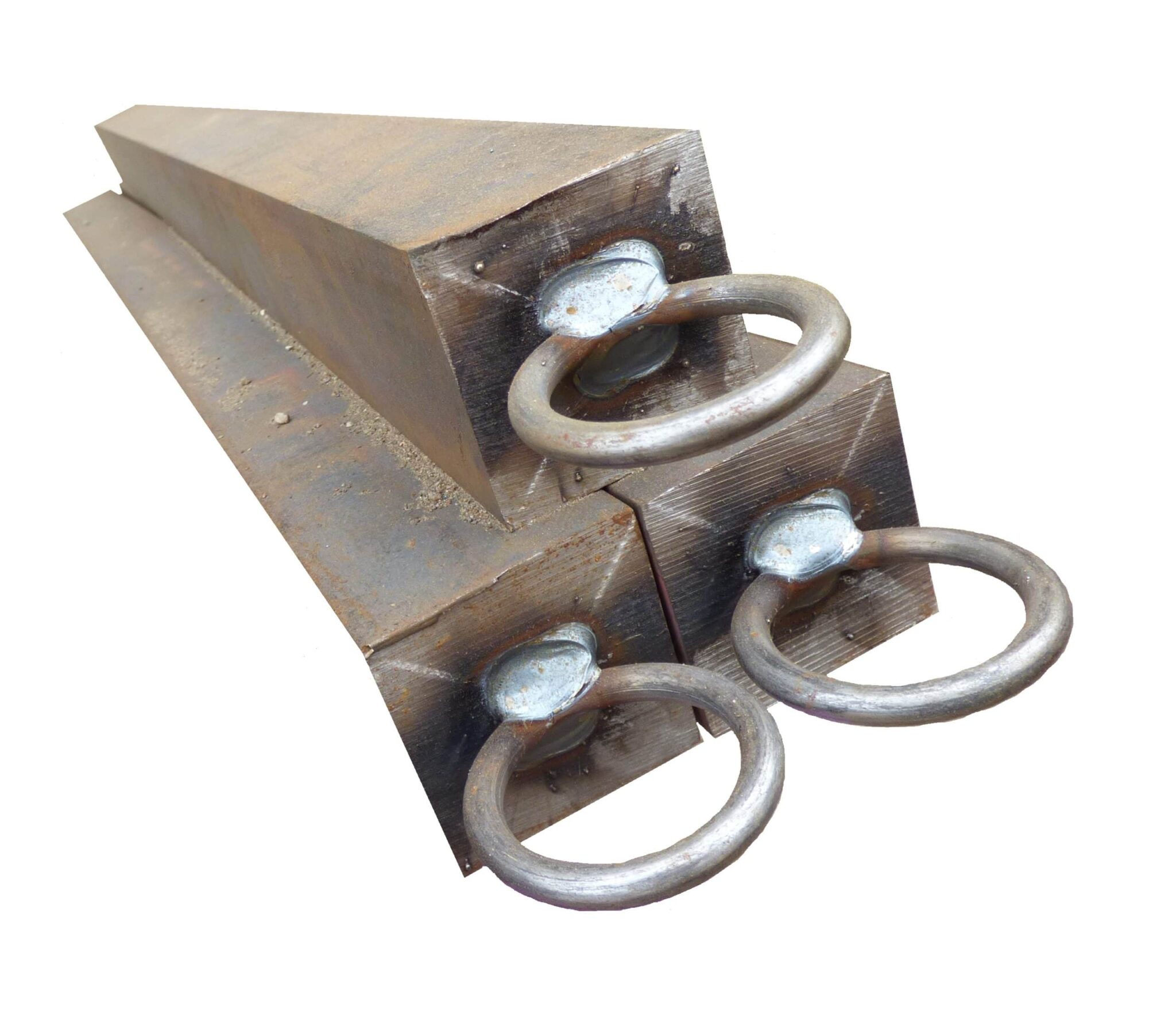 50mm Square Sash Weights - Mild Steel | Devoran Metals